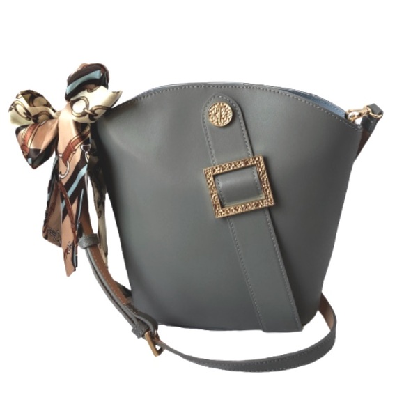 Ted Baker | Bags | Ted Baker Gray Crossbody Bag With Adjustable Strap ...